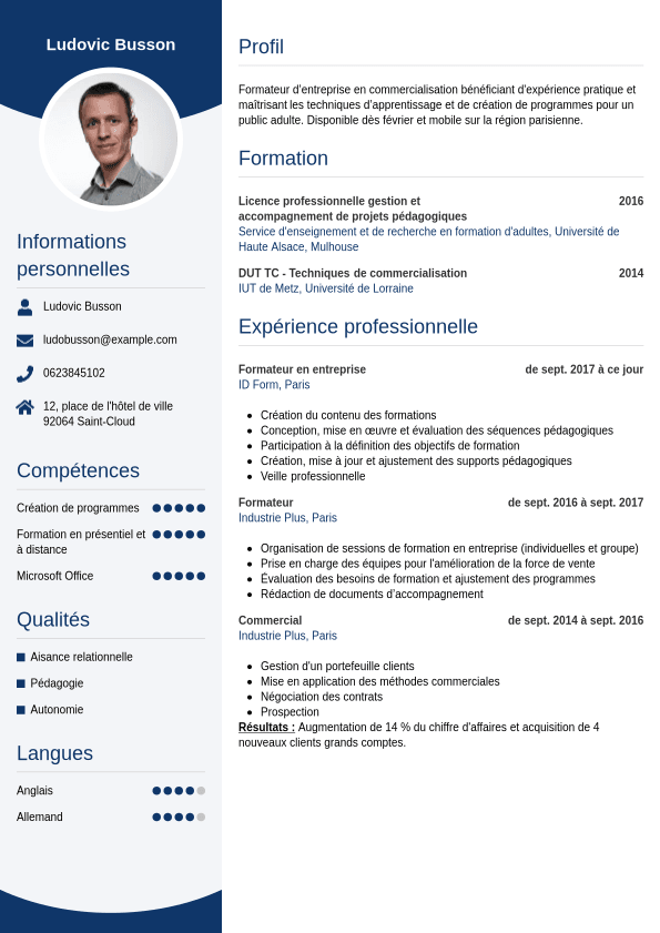 Exemples de CV - CV.fr
