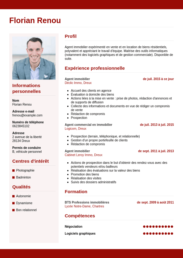 Exemple de CV pour un cariste - CV.fr